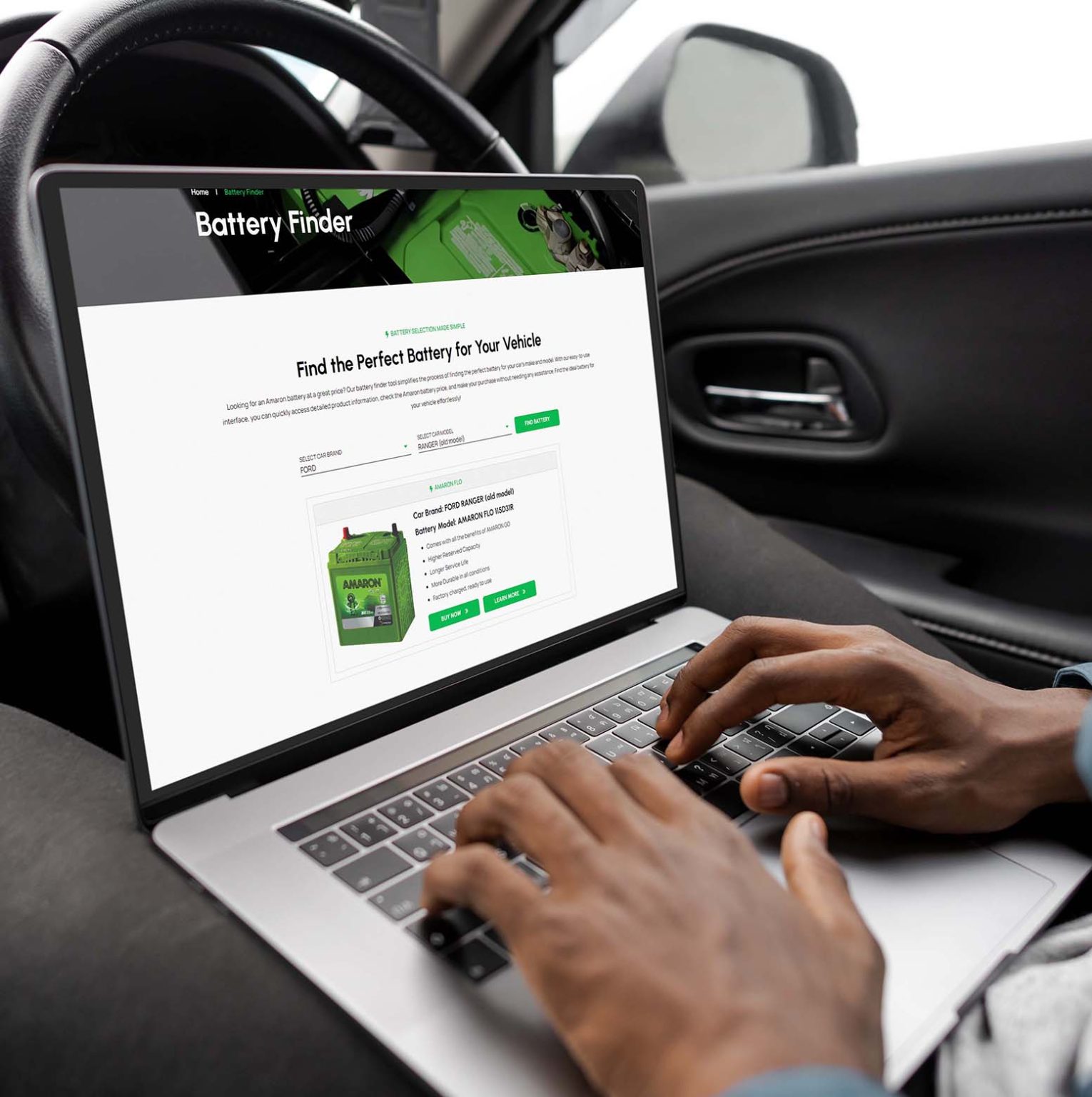 6 Steps to Find Your Perfect Car Battery with the Amaron Battery Finder ...